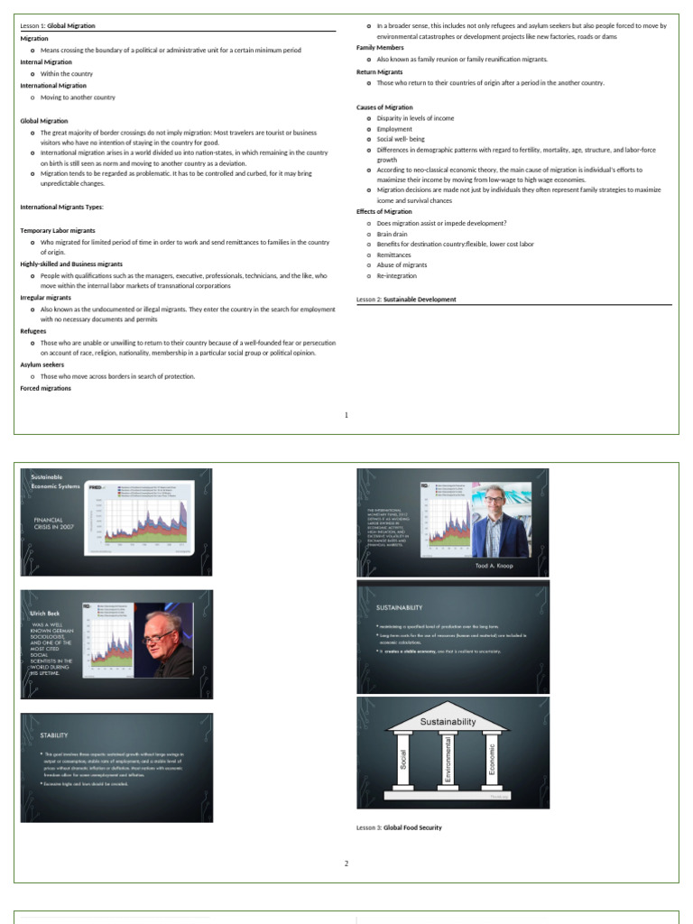 Understanding Global Migration Types | PDF | Human Migration | Immigration