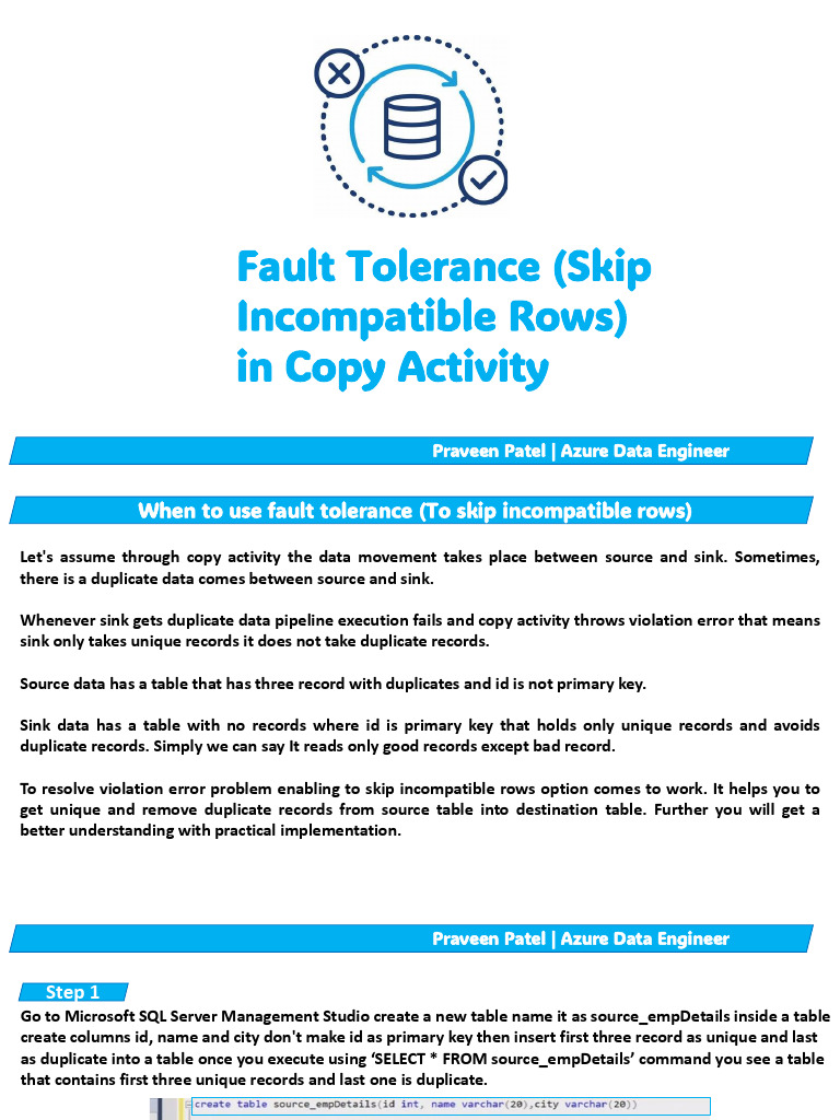 Comprehensive Guide To Implement Fault Tolerance 1740623920 | PDF | Microsoft Sql Server | Table ...