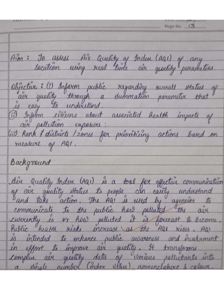 AQI, Unit 4, Prac 2 | PDF