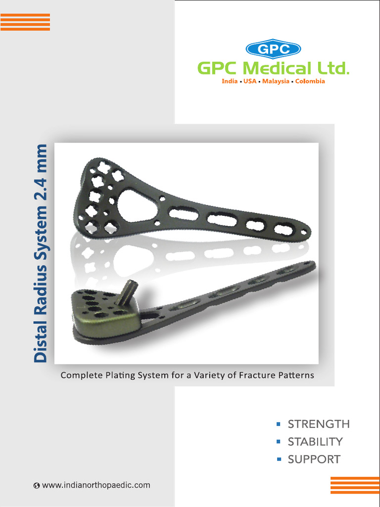 Distal Radius System- DRS 400 (New Catalog 2021) | PDF