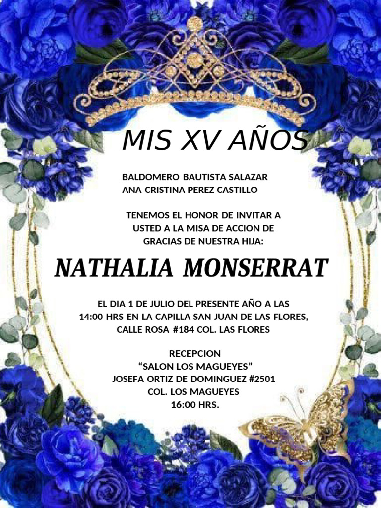 Invitacion de Natha | PDF