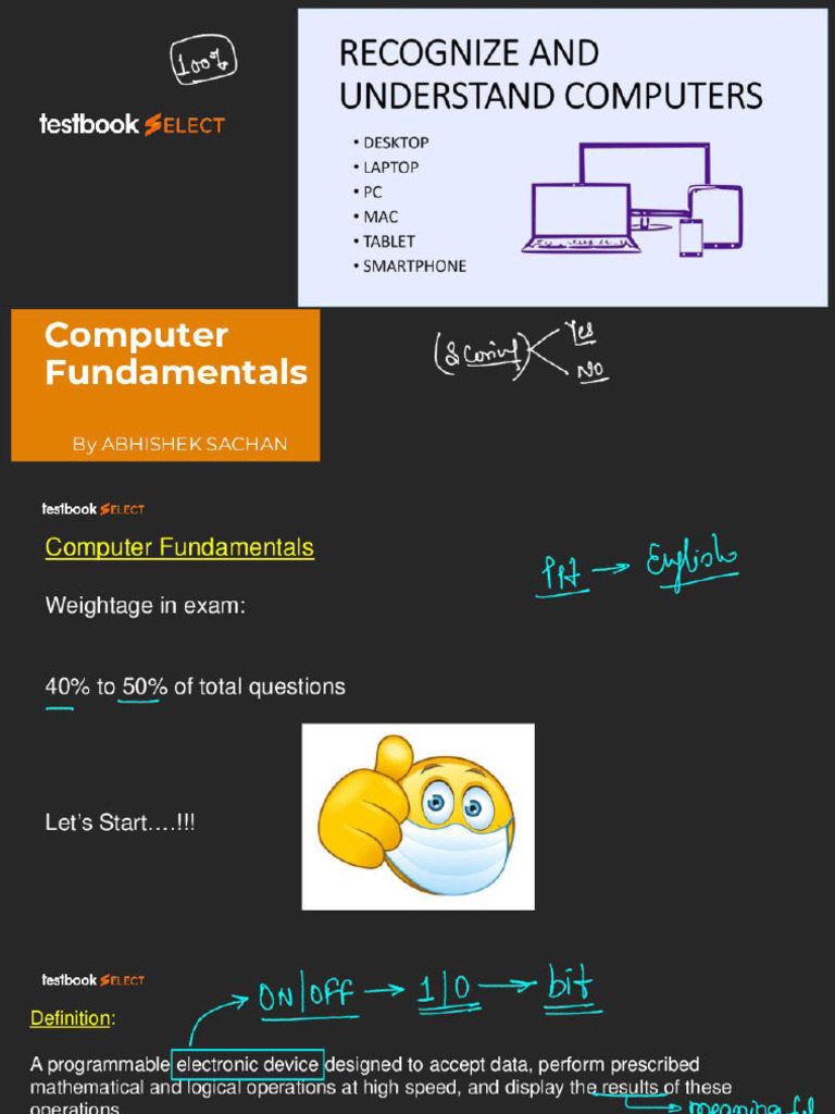 Class on Computer Fundamentals - 1-10-32PM | PDF