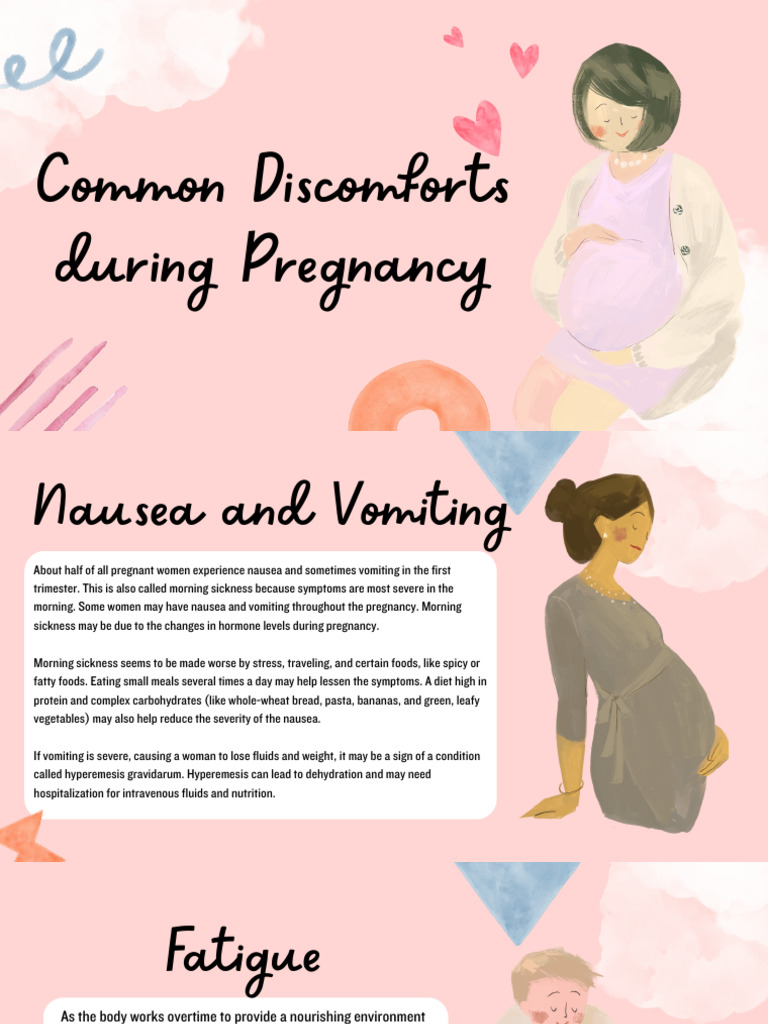 Discomforts-During-Pregnancy 20250221 110051 0000 | PDF | Pregnancy ...