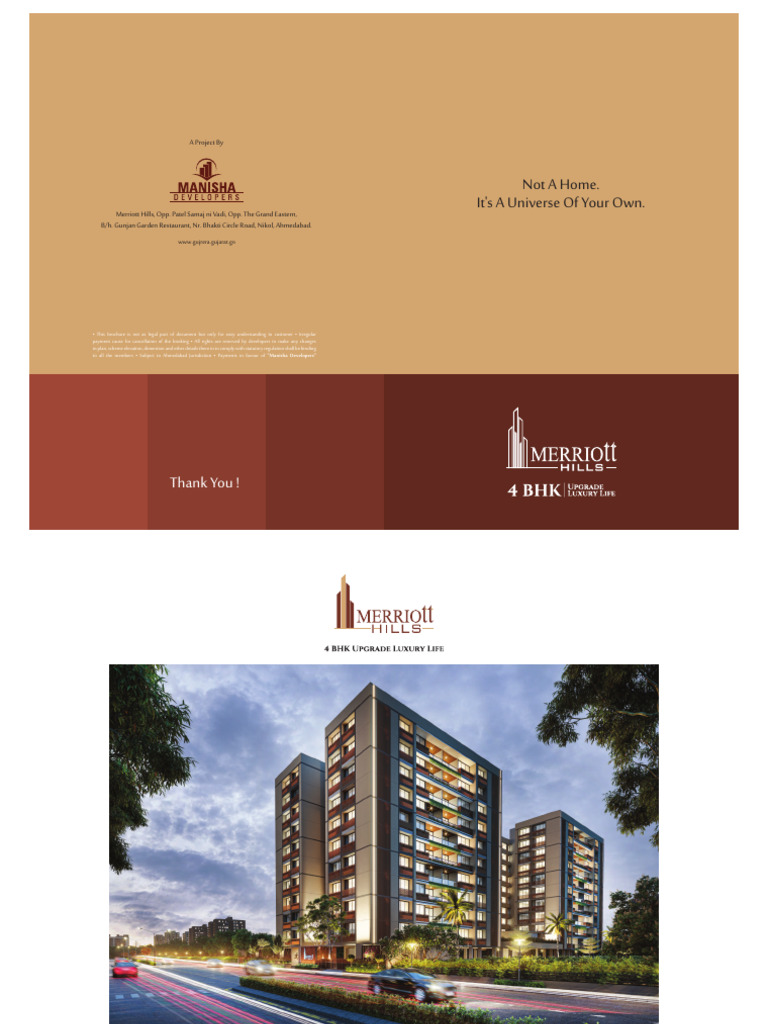 Manisha Merriott Hills Brochure | PDF