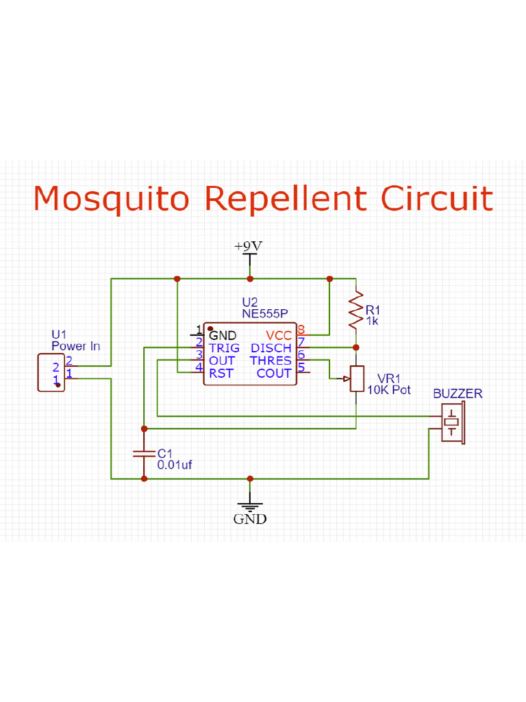 Mosquito Repellent Circuit | PDF