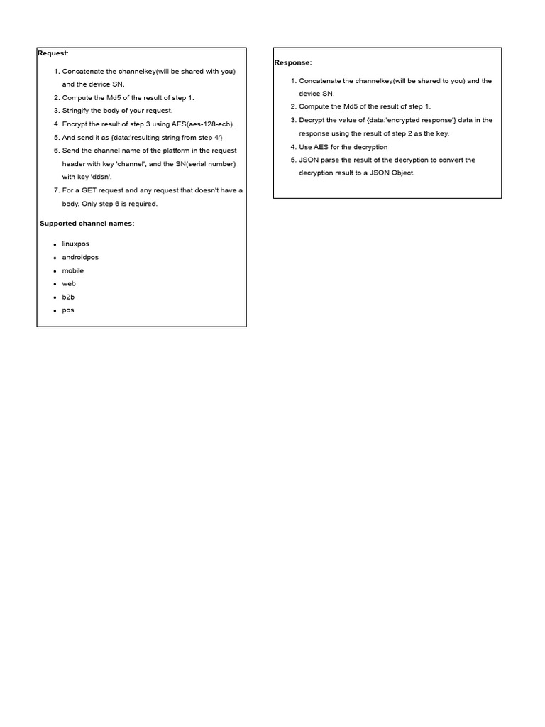 API Request and Response Encryption Guide | PDF
