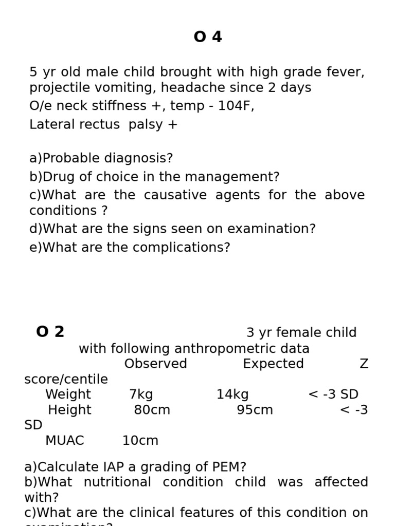 OSCE Scenario 1-5th Final 2 | PDF