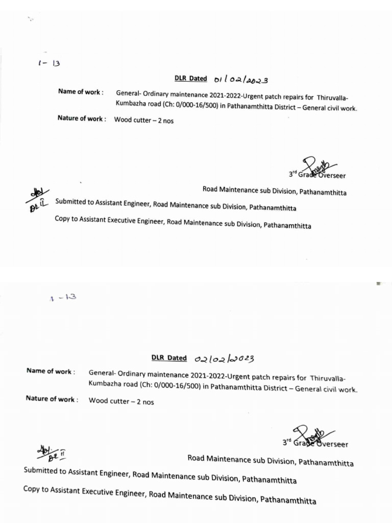 Dlr Tk Road - Tipper | PDF