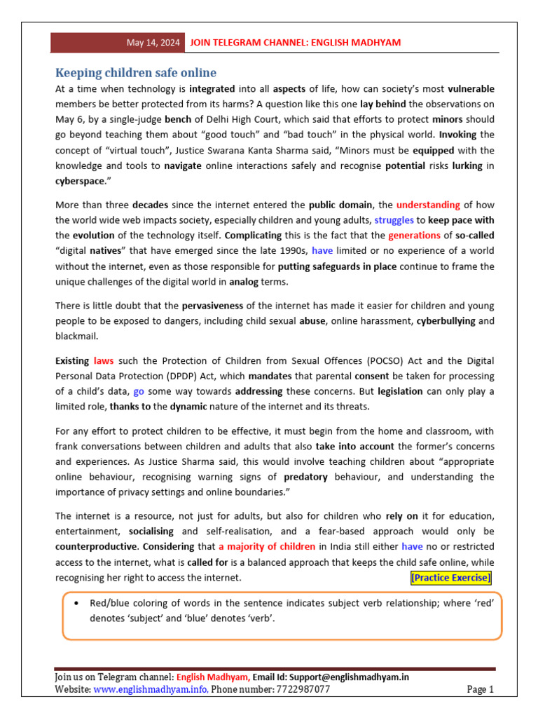 Protecting Minors Online: Key Insights | PDF | Cyberbullying | Internet