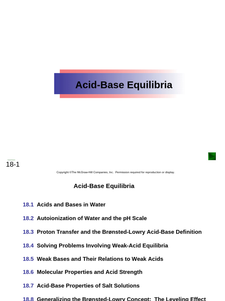 Understanding Acid-Base Equilibria | PDF | Acid | Ph