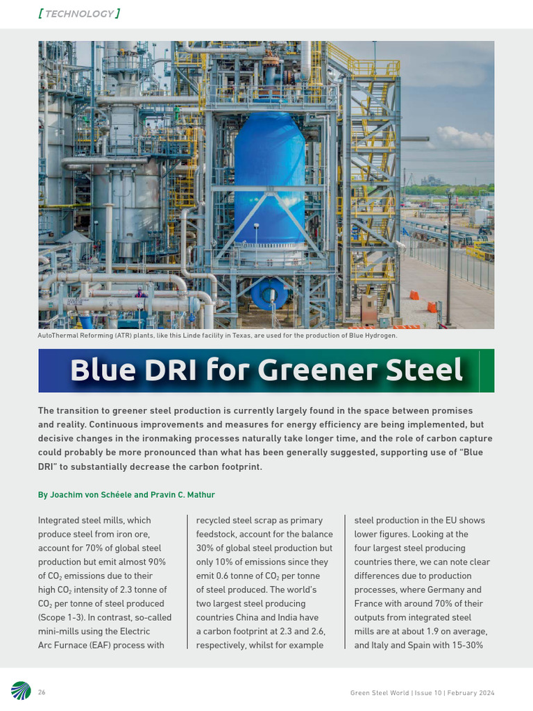 Blue - DRI - For - Greener - Steel - 1708657035 Dijon | PDF ...