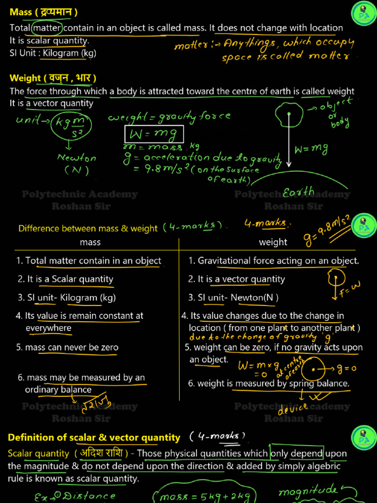 Lect-6 Scalar & Vector Quantity - 56729790 - 2025 - 04 - 01 - 10 - 59 | PDF
