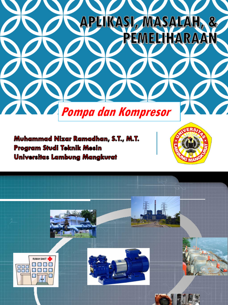 Materi 5 Aplikasi, Masalah, Dan Pemeliharaan Pompa | PDF