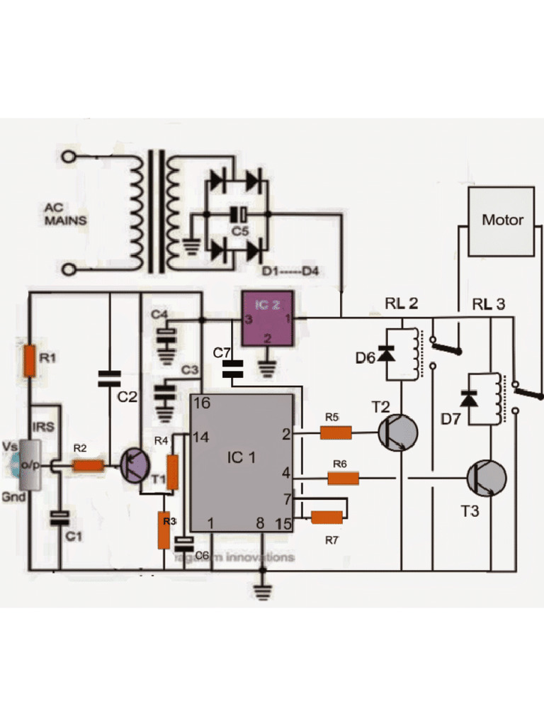 bidirectional motor control circuit diagram | PDF
