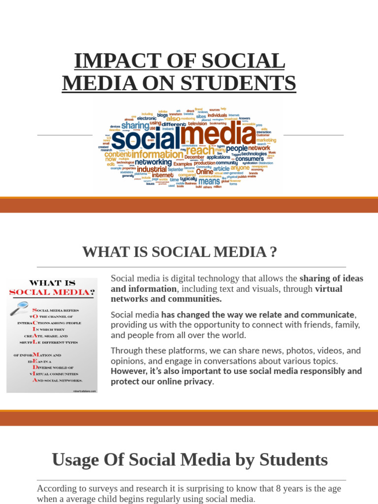 Effects of Social Media on Students | PDF | Social Media | Popular ...