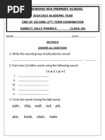 Jolly Phonics Lesson Plan Sound S | PDF