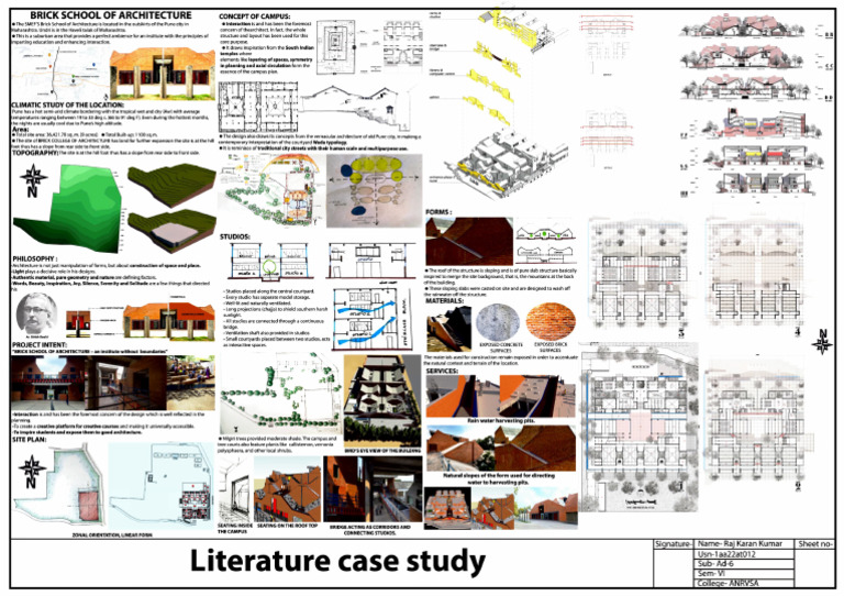Case Study: Brick School Architecture | PDF