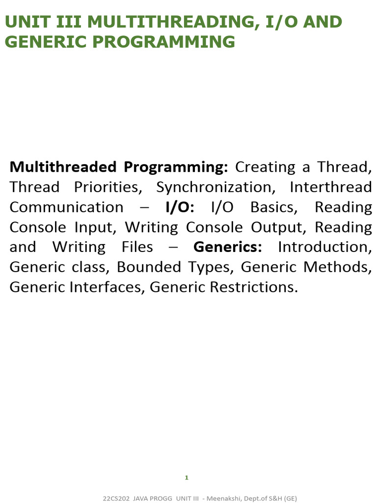 Java Multithreading Concepts and Techniques | PDF | Thread (Computing) | Process (Computing)