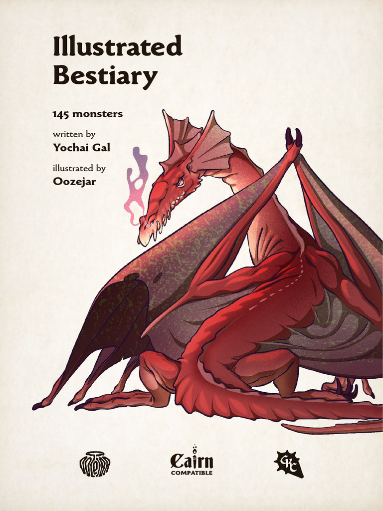 Cairn Illustrated Bestiary: 145 Monsters | PDF