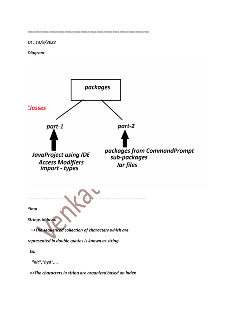 Class Running Notes 13th Sept | PDF | String (Computer Science ...