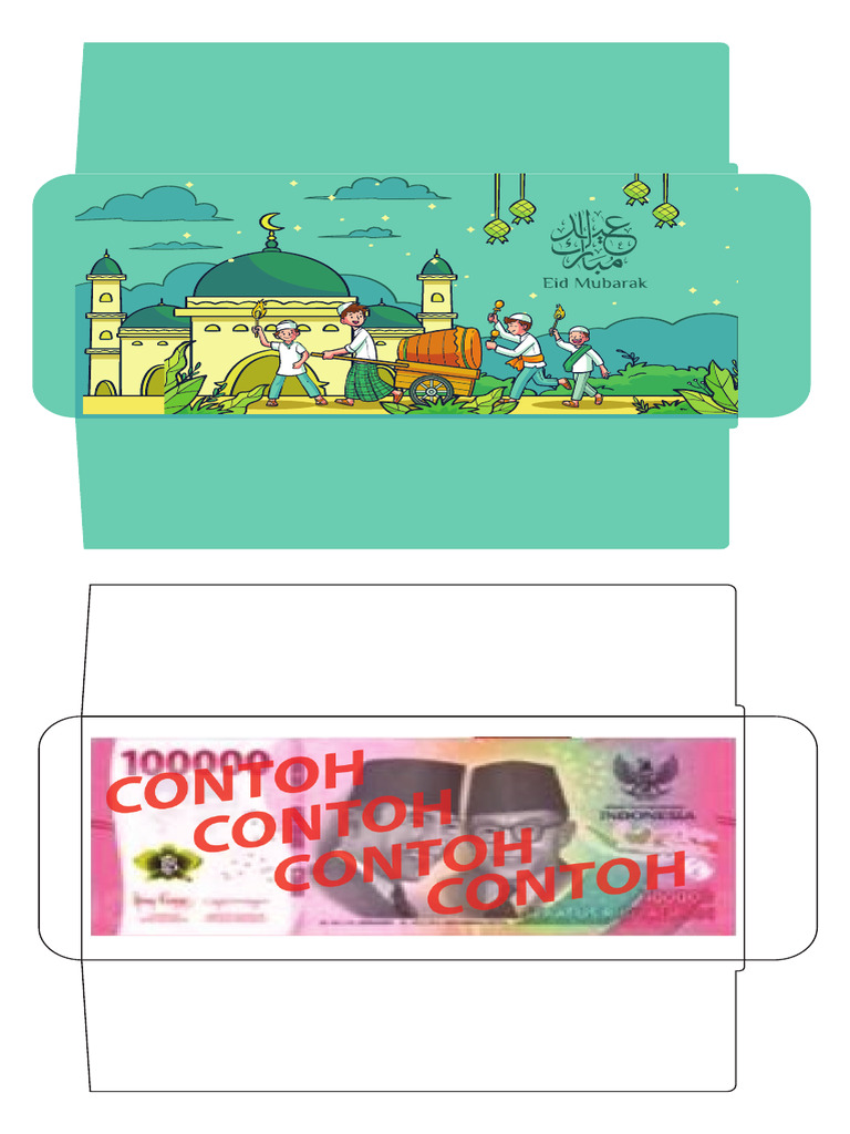 Template Amplop Lebaran | PDF