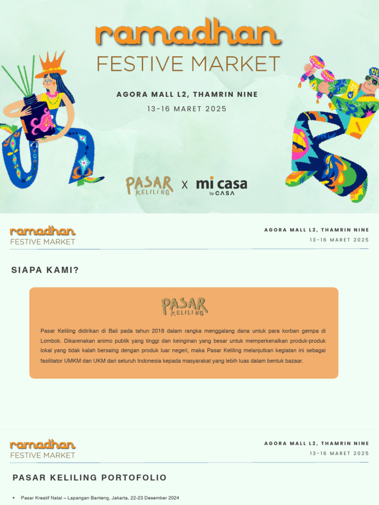 Pasar Ramadhan Festif di Agora Mall | PDF