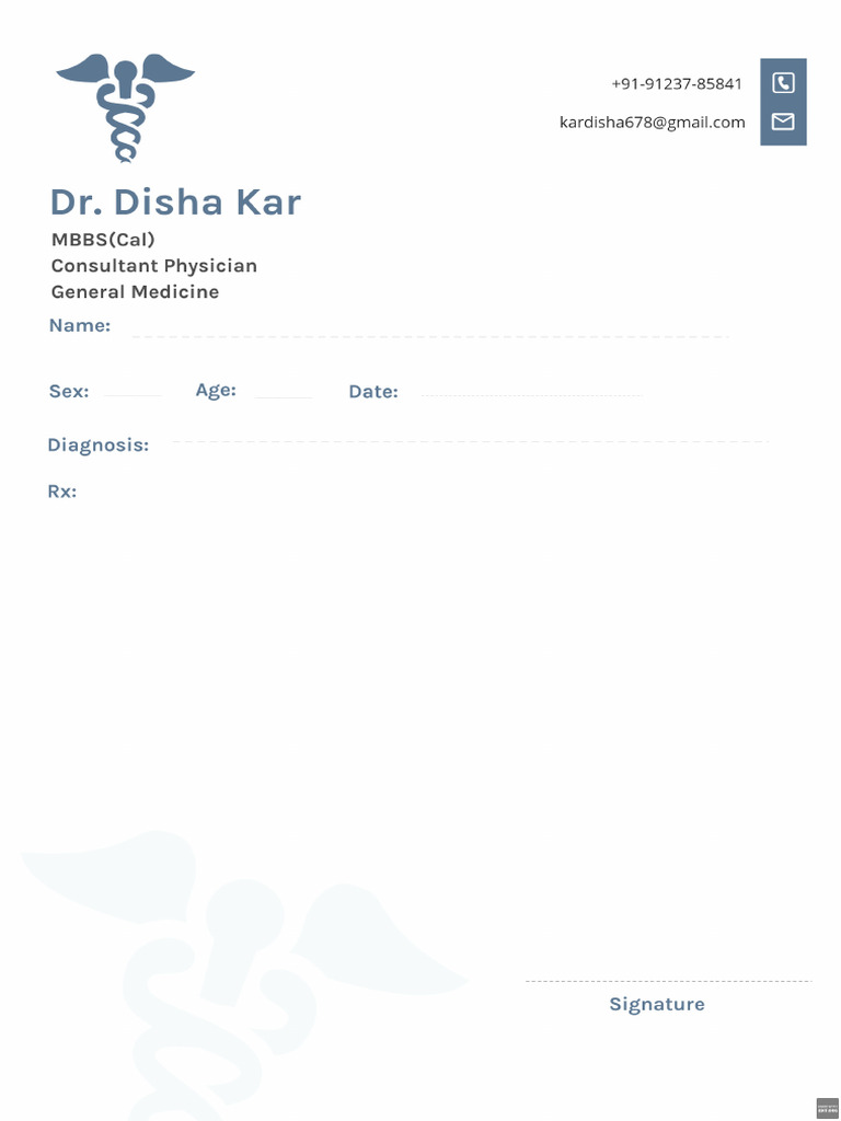 Prescription Template | PDF