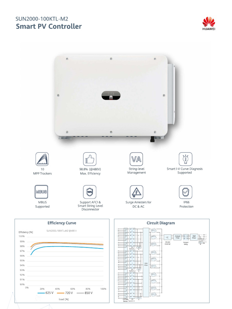 Huawei Inverter 100 KTL-M2 | PDF