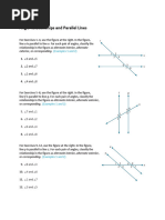 Parallel Lines and Transversals Game | PDF