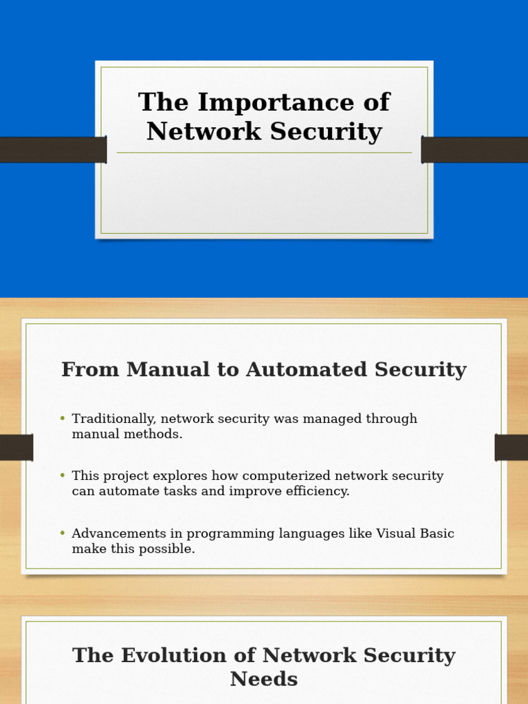 The Importance of Network Security | PDF