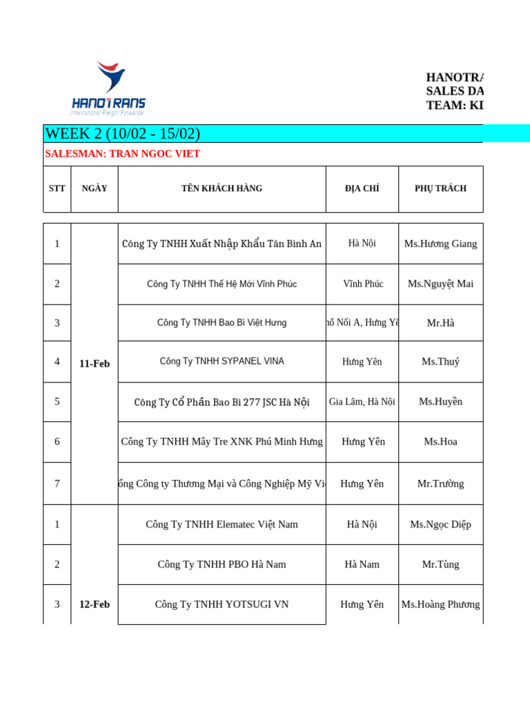 KPI Daily Sales Activity Report - T22025 Việt SaleStart | PDF
