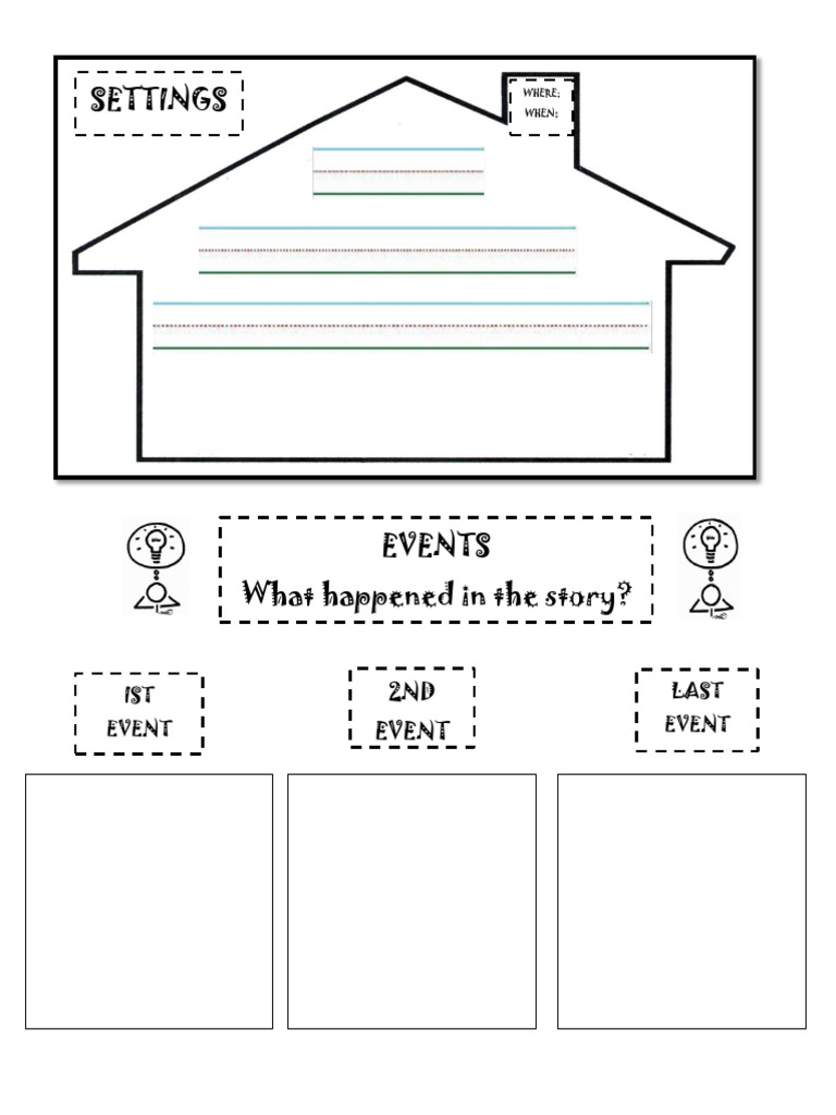 Story Events and Predictions Worksheet | PDF