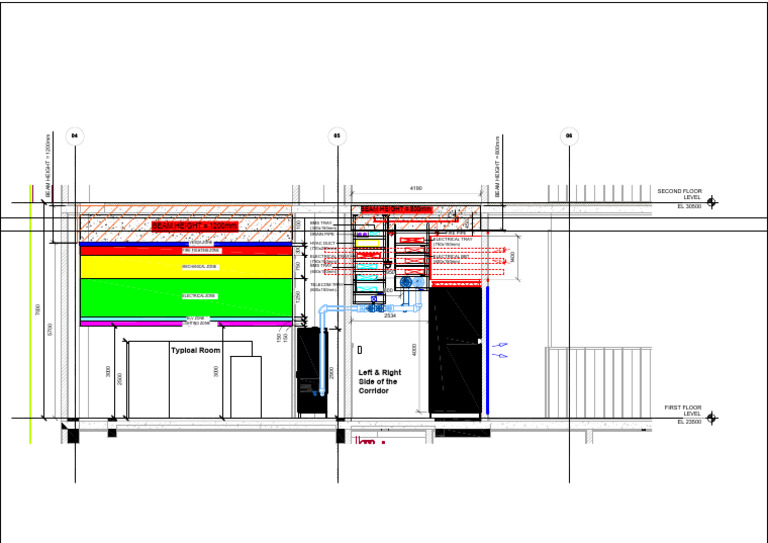 Mechanical Corridor Dimensions and Layout | PDF | Electromechanical ...