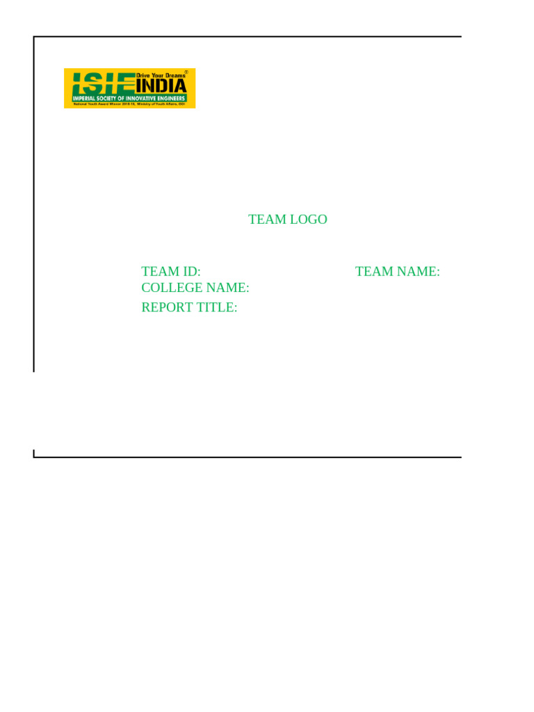 Cost - Report - Format - SIEP 2025 | PDF