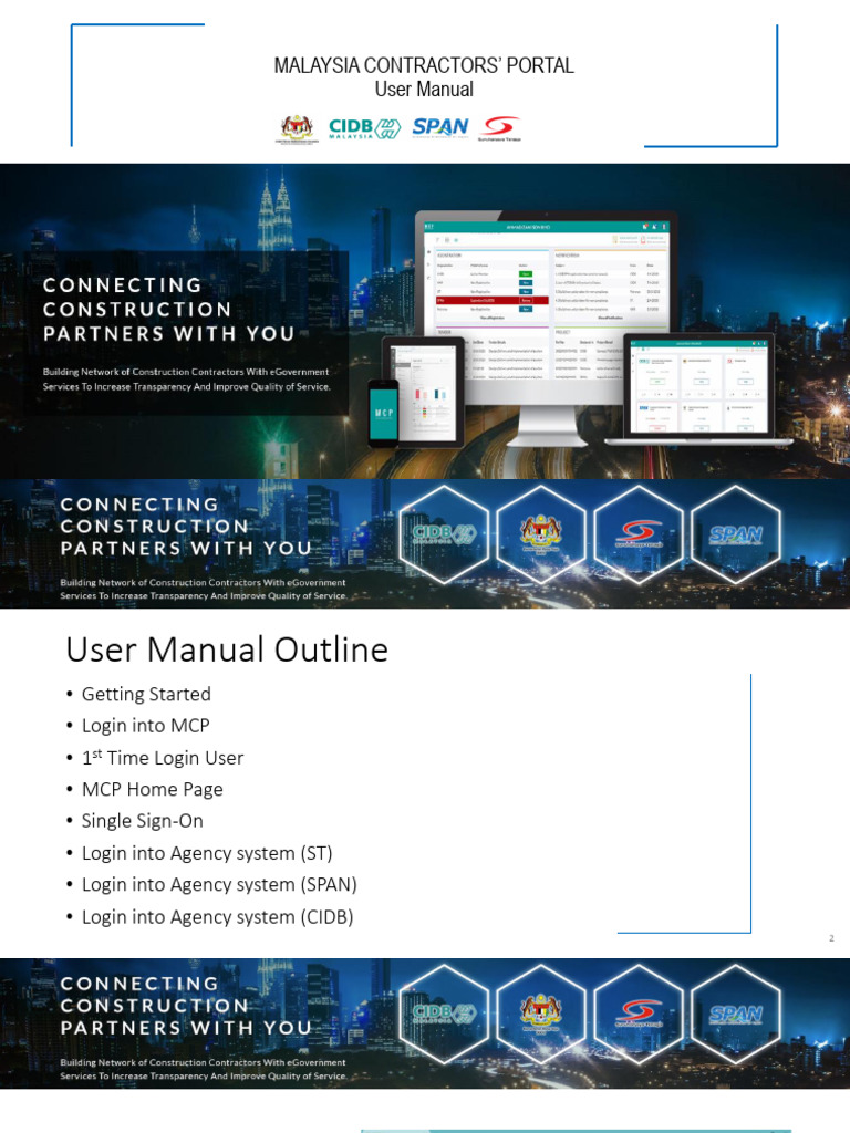 MCP User Manual for Contractors | PDF | Applications Of Cryptography ...
