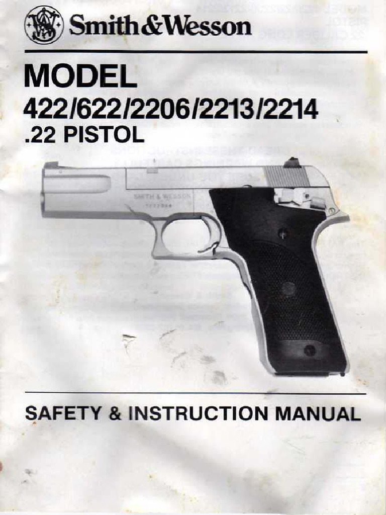 Smith & Wesson Model 422 Manual | PDF | Firearms | Marksmanship