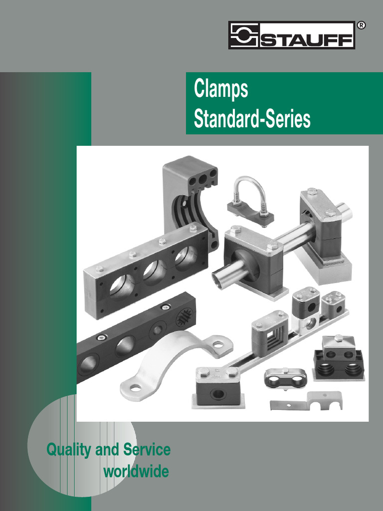 STAUFF Pipe Clamps Overview | PDF | Screw | Pipe (Fluid Conveyance)
