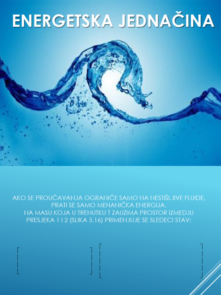 Energetska Jednacina | PDF