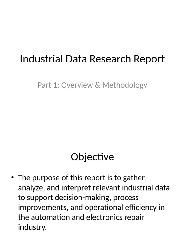 Industrial Automation Data Analysis Report | PDF
