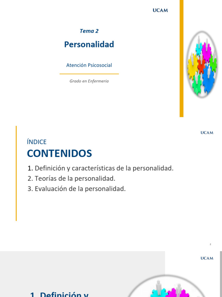 Tema 2. Personalidad | PDF | Psicología de la personalidad | Las emociones