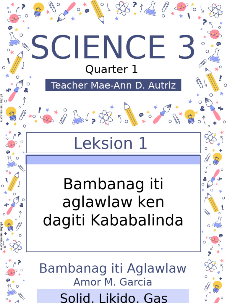 Science Q1 W1 | PDF