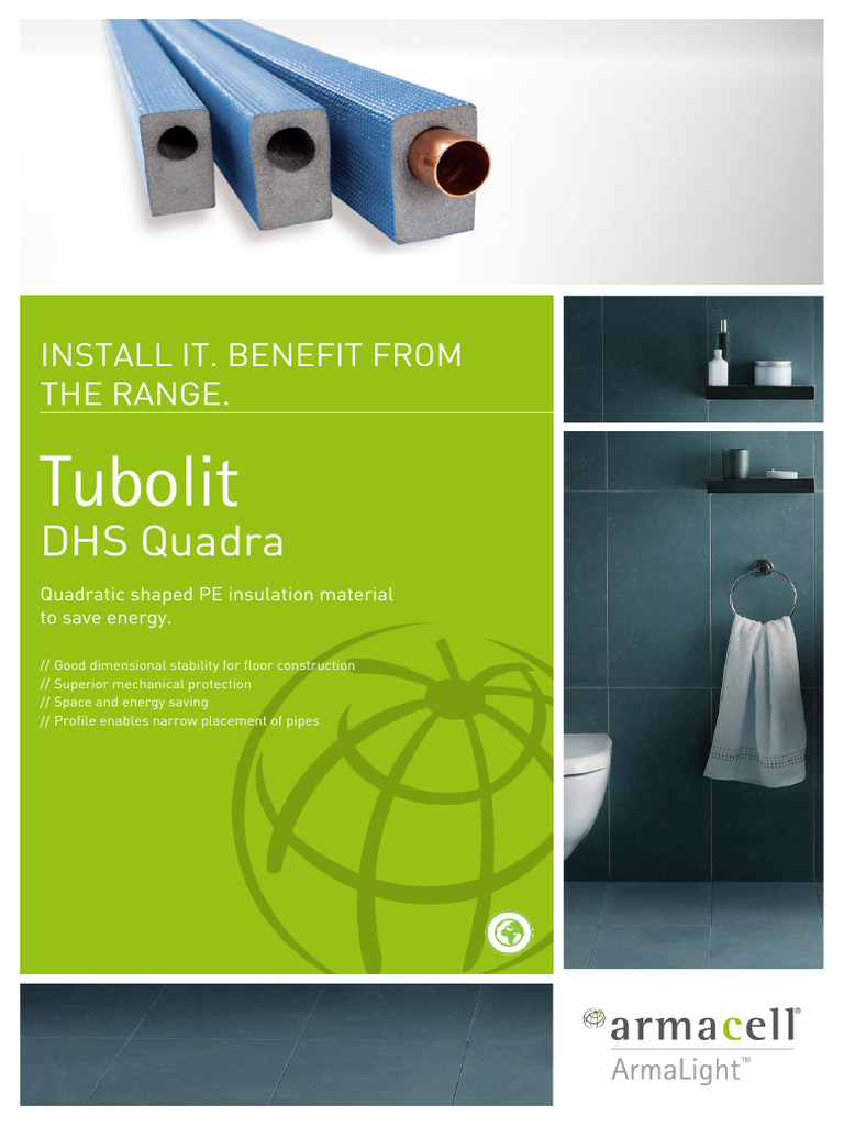 Tubolit DHS Quadra - Product Brochure - en-LT | PDF | Thermal Insulation | Pipe (Fluid Conveyance)