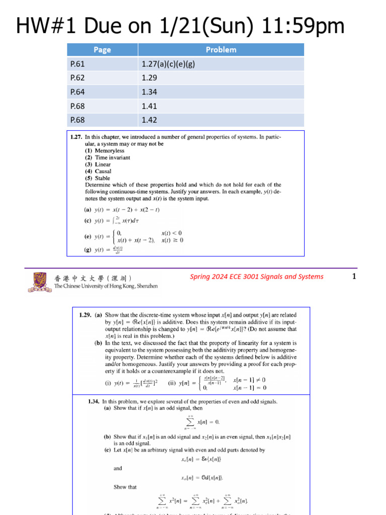 HW#1 | PDF