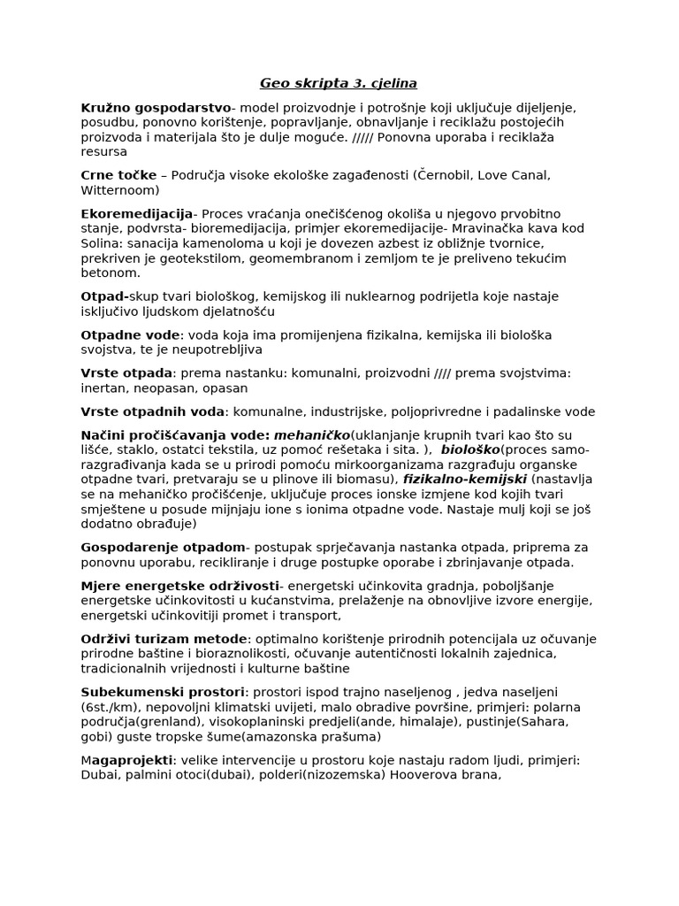 Geo Skripta | PDF