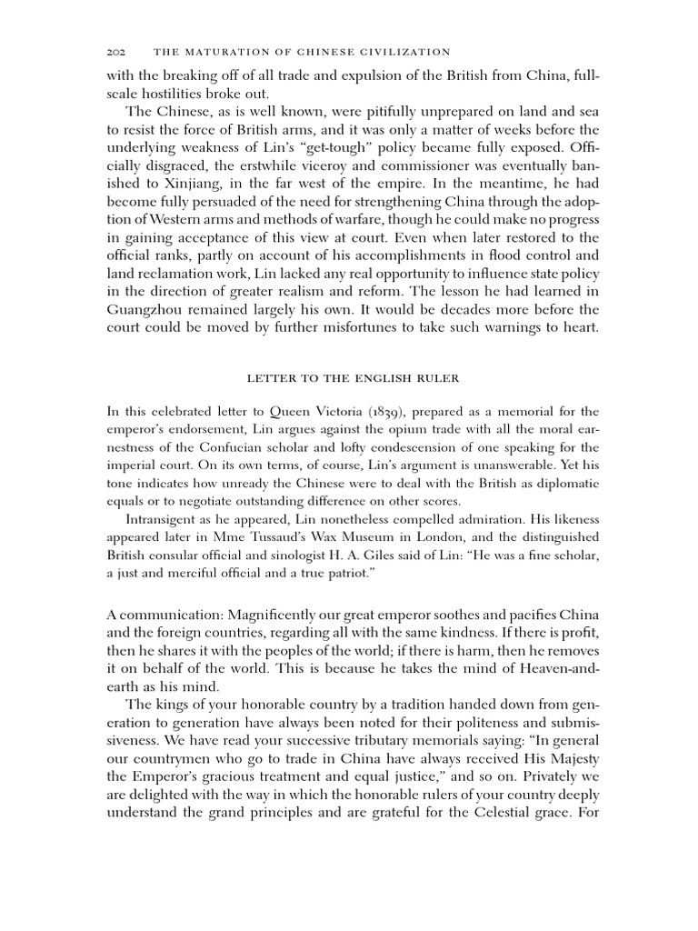 Letter To The English Ruler | PDF | Qing Dynasty | China