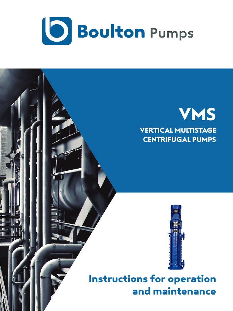 vms-instructions-for-operation-and-maintenance | PDF | Pump | Valve
