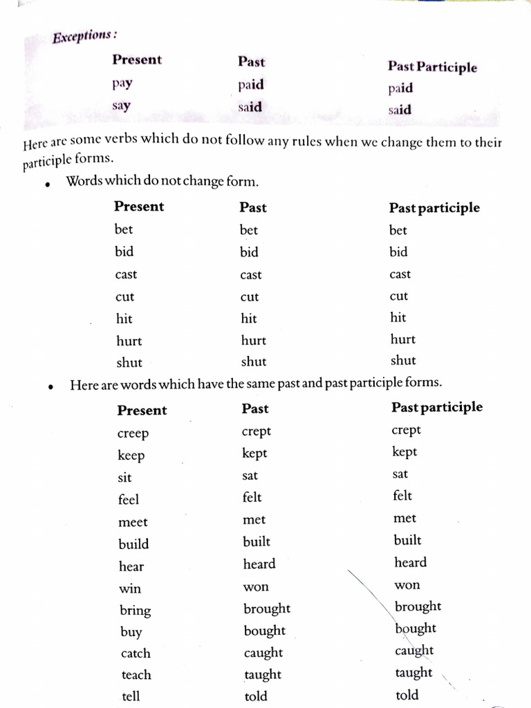 3 Forms of Verbs Pg. 2 - Adobe Cloud Storage | PDF