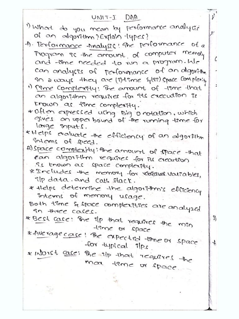 DAA 1st chapter | PDF