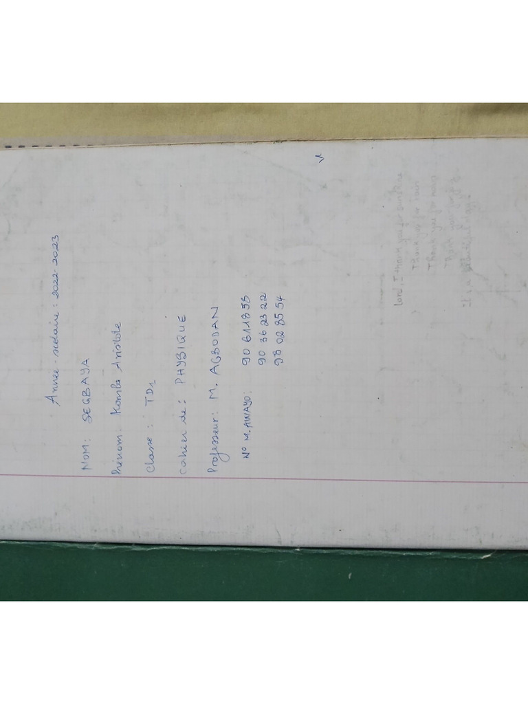 Physique Tle D | PDF