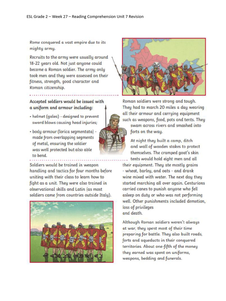 L6 - Roman Reading Comprehension | PDF